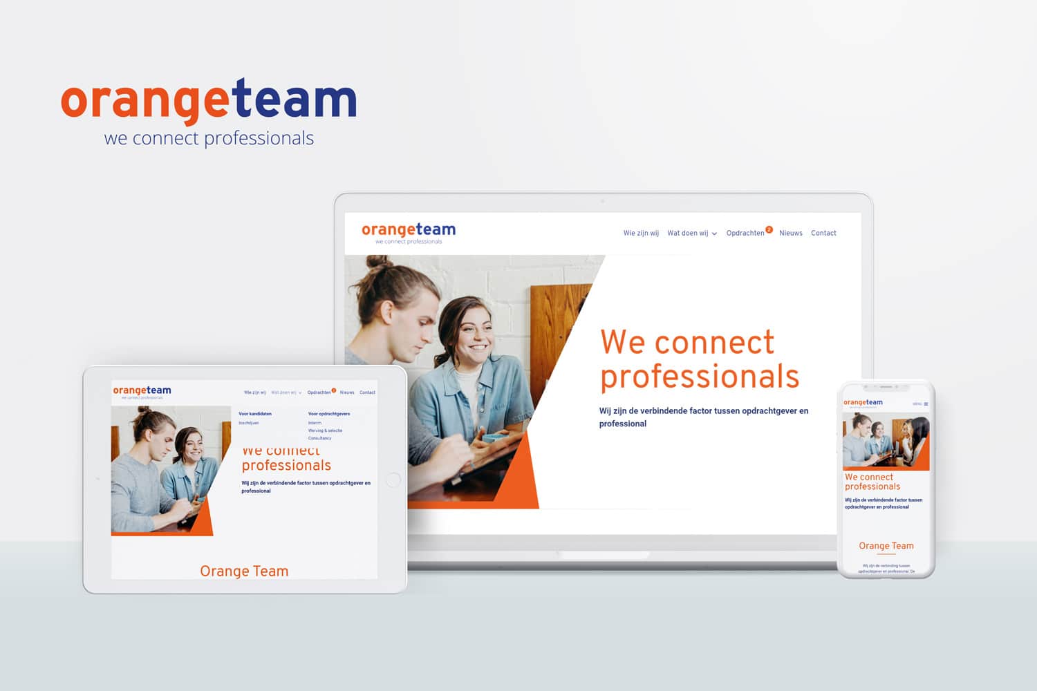 Wordpress website Orange Team - sgr / smt - ontwerpstudio - Jouw ...